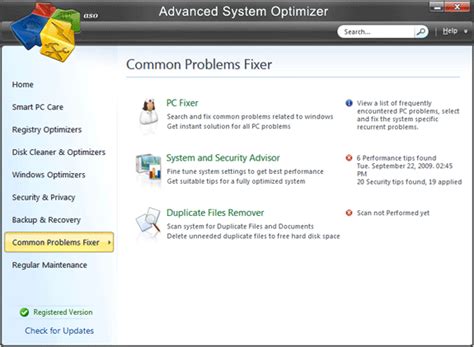 Advanced System Optimizer V System Stability Software For PC