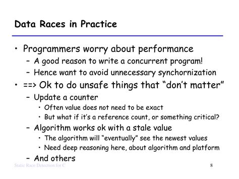 ppt static race detection for c powerpoint presentation free