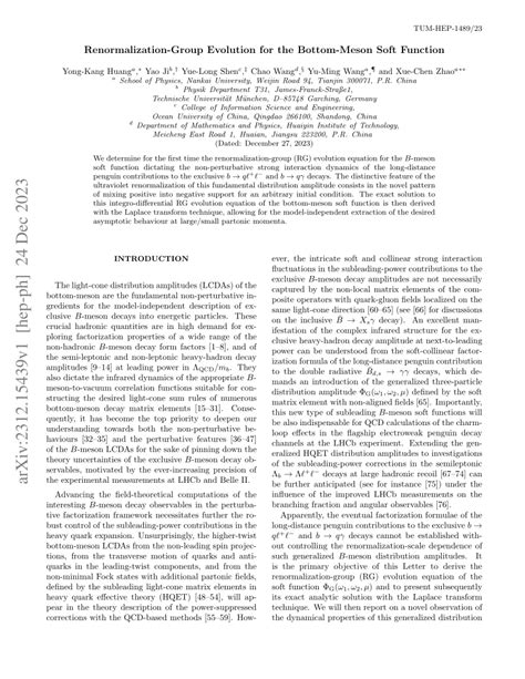 Pdf Renormalization Group Evolution For The Bottom Meson Soft Function