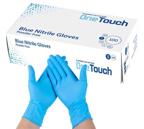 Blue Nitrile Gloves Premium Disposable And Protective Gloves
