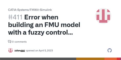 error when building an fmu model with a fuzzy control module · issue