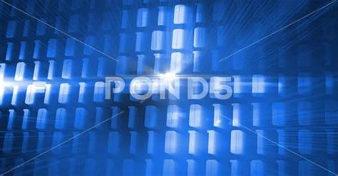 Composition Of Binary Coding On Glowing Blue Background Stock Image