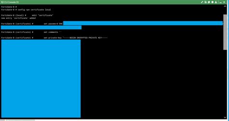Technical Tip How To Export Ssl Certificate From Fortinet Community