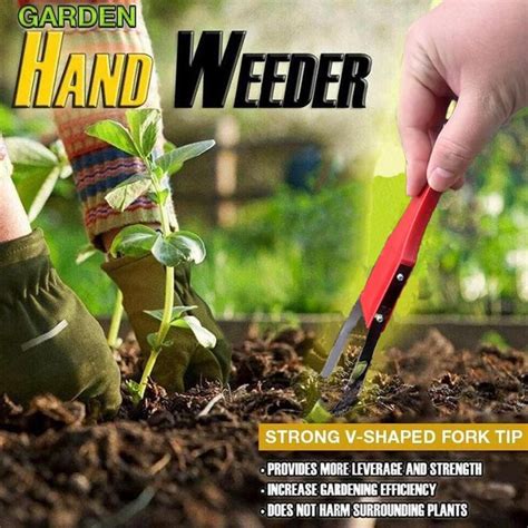 Badu Bg Garden Bandit Weeder Iron Пластмасов градински Weeder Инструмент Ръчен нож за премахване