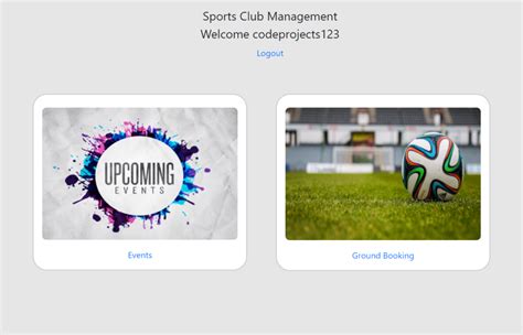 sports club management system in django source code and projects