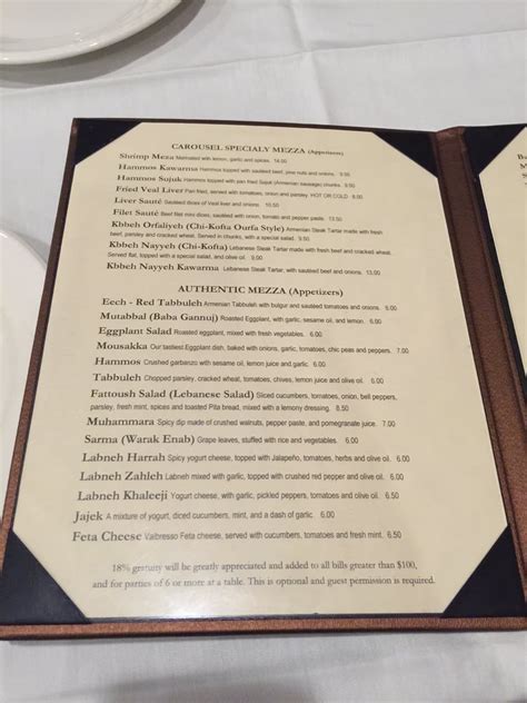 Carousel Restaurant Menu Full Menu Update 2025 Carousel Restaurant Menu Full Menu Update 2025