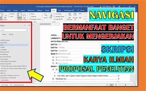 cara membuat navigasi di word panduan lengkap