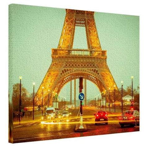 Картина на полотні Нічна Ейфелева вежа 40x50 см H4050 Gor005 1001535 — купити на Eva Ua