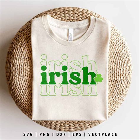Irish Svg Shamrock Svg St Patricks Day Svg Vectplace