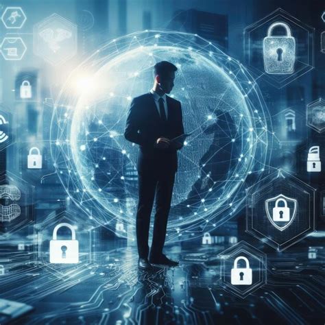 Premium Photo Digital Technology Internet Network And Cybersecurity Of Data Centre Ai Generated