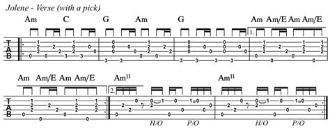 Jolene Dolly Parton Guitar Lesson With Tab Spytunes Lessons