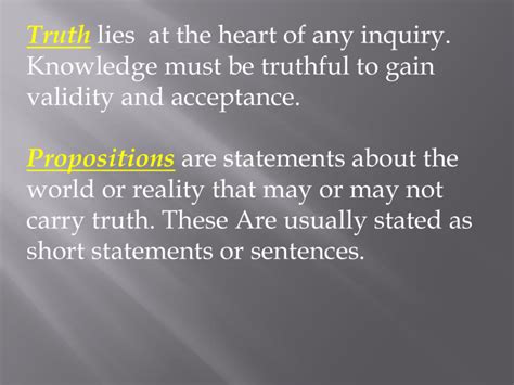 Truth Knowledge And Fallacies