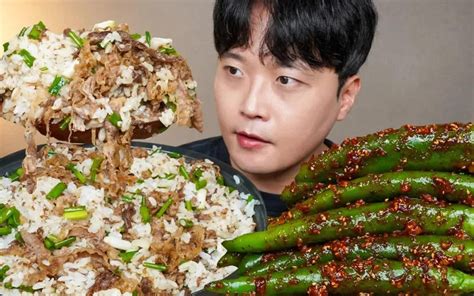 韩酸哥 小葱拌饭和酱青椒又是吃草的一天 YouTube美食营 YouTube美食营 哔哩哔哩视频