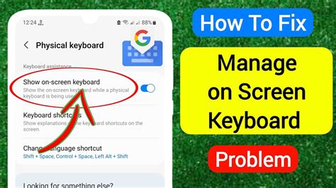 How To Fix On Screen Keyboard Problem Manage On Screen Keyboard YouTube