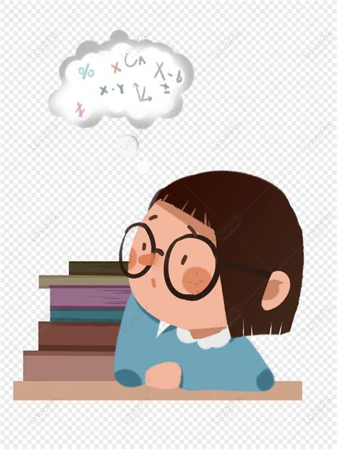 Lovepik صورة الخلفية فتاة تفكر في اختيار اختصاص طبي صور فتاة تفكر في