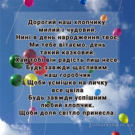 Вітання з днем народження хлопчику скачати українською читати онлайн