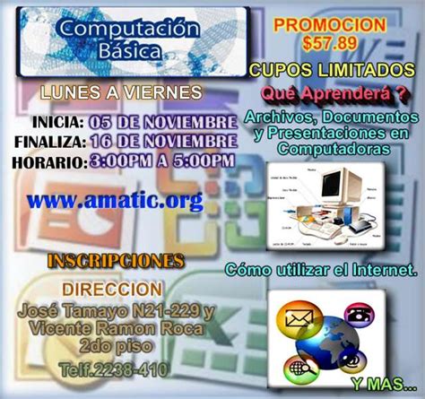 Curso Computacion Basica Microsoft Office En Pichincha Cursos Clases 156071