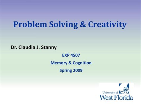 Ppt Problem Solving And Creativity Powerpoint Presentation Free
