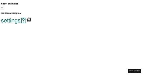 Material Web React Forked Codesandbox