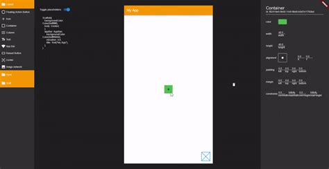 gold miner introducing flutter widget maker a flutter app builder