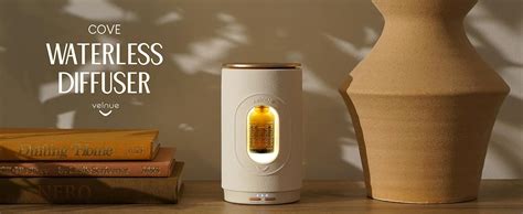 Velnue Waterless Nebulizing Essential Oil Diffuser Battery Operated And Portable