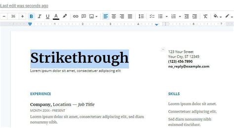 How To Add Strikethrough To Text On Google Docs Vegadocs