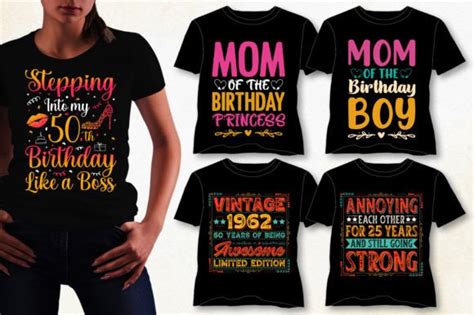 Birthday T Shirt Design Bundle Graphic By T Shirt Design Bundle · Creative Fabrica