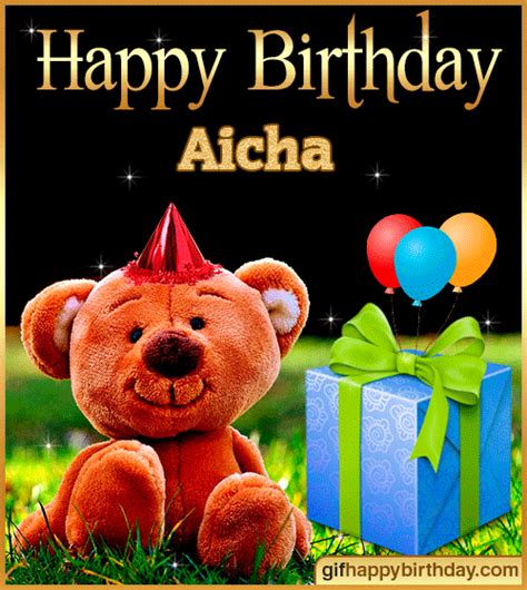 Wish Happy Birthday S With Name Aicha