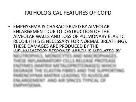 Solution Major Pathophysiology Features Of Copd Bronchitis Urti And