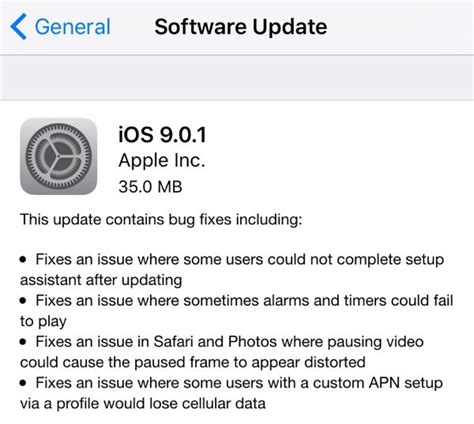 Apple Releases IOS 9 0 1 With Multiple Bug Fixes MacRumors