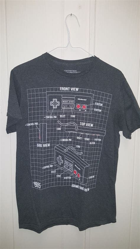 Nintendo Nes Controller Schematic Shirt Medium Vi… Gem