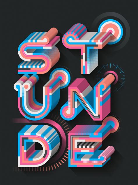 时尚绚丽的3D艺术字设计欣赏 2 PS教程网