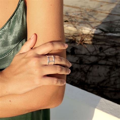 Anillo Iris Plata Lepa Punca Joyería Sostenible