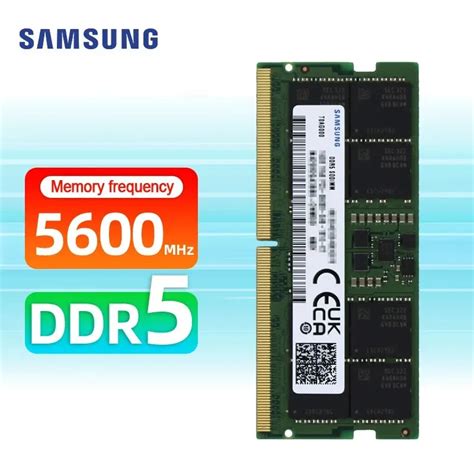 Samsung Ddr5 Ram 4800mhz 5600mhz Sodimm 16gb 32gb 1 1v 262 Pin Gaming Busines Home Laptop 