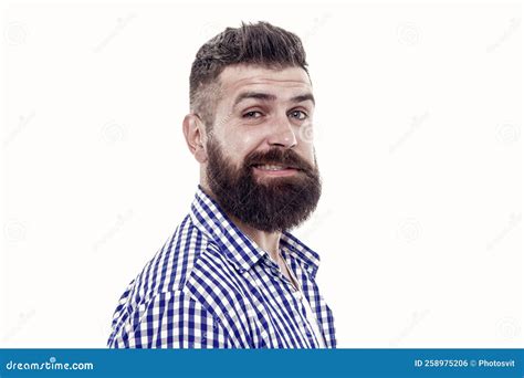 My Beard Looks Perfect Male Beauty Portrait Well Groomed Bearded Man