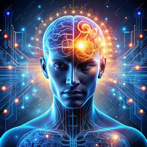 Premium Photo Connecting Human Data To Mindset Of Artificial