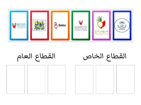 قارني بين انواع الشركات التالية من حيث القطاع العام و القطاع الخاص