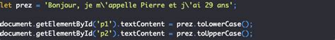 Lobjet Global Javascript String Propriétés Et Méthodes Pierre Giraud