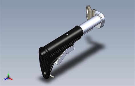 折叠伸缩杆iges模型图纸免费下载 懒石网