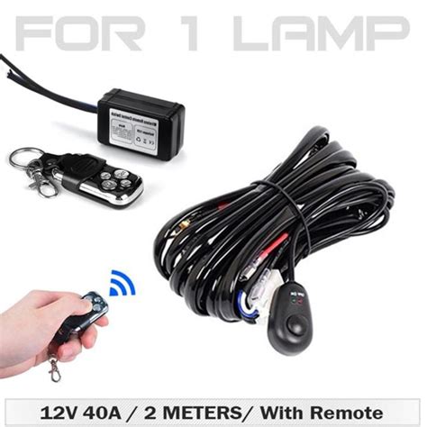 180w 300 Watt Load Ccity With Fuse On Off Switch 12v 40a Relay Remote Controller Wiring Harness