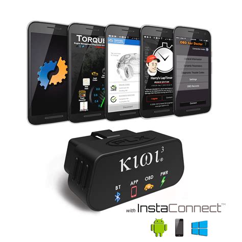 Plx Kiwi3 Obd2 Bluetooth Scan Tool Obdii Car Scanner For Android Ios