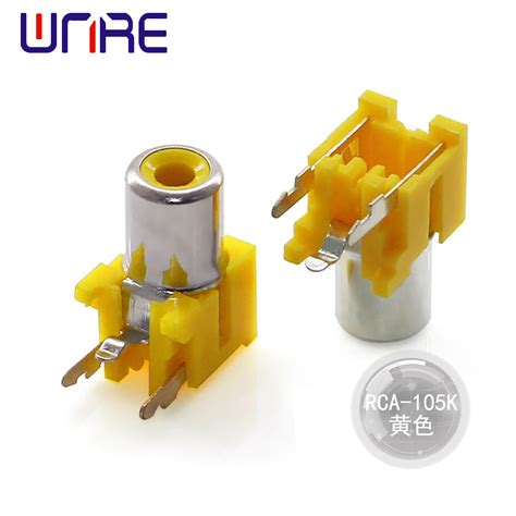China High Quality RCA Socket RCA Connector Female Pcb Mount Cable Connector For DVD TV CCTV