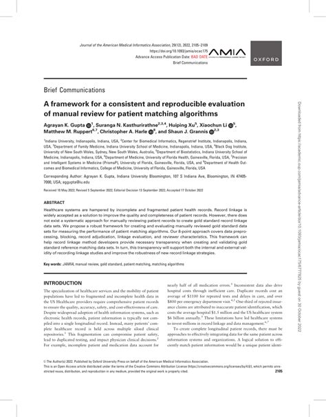 Pdf A Framework For A Consistent And Reproducible Evaluation Of