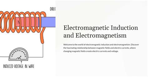Electromagnetic Induction And Electromagnetism