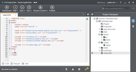 Mobilizing Your SAP Data With Kendo UI Mobile Building The Mobile App Part Helping Ninja