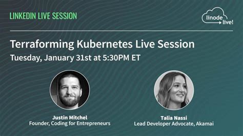 Linode On Linkedin Terraforming Kubernetes Livestream Linkedin
