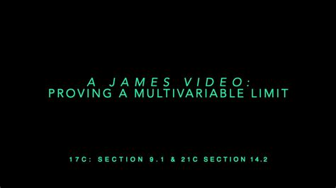 Proving Multivariable Limits Youtube