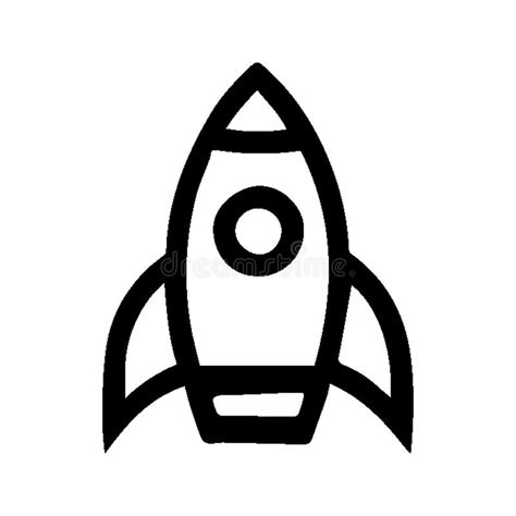 Simple Vector Icon Rocket Logo Design Illustration Stock Vector Illustration Of Boost Galaxy