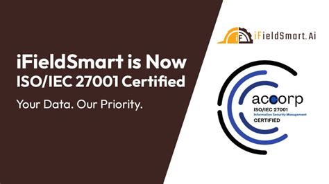 Ifieldsmart 🚨 Were Officially Iso Iec 27001 Certified 🚨 Were Proud To Announce That