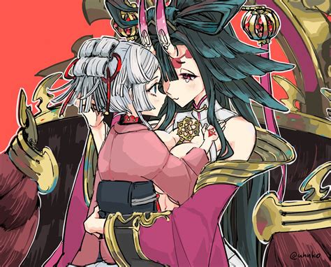 Uhana Kishimojin Fate Yui Shousetsu Fate Fate Samurai Remnant Fate Series 2girls 3